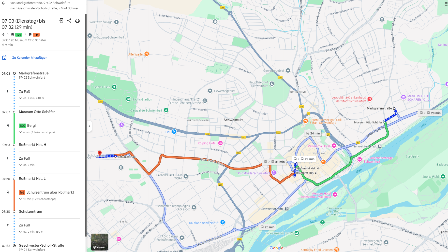 Schülerverkehr - Stadtbusnetz 2.0 - Mobilität - Stadtwerke Schweinfurt