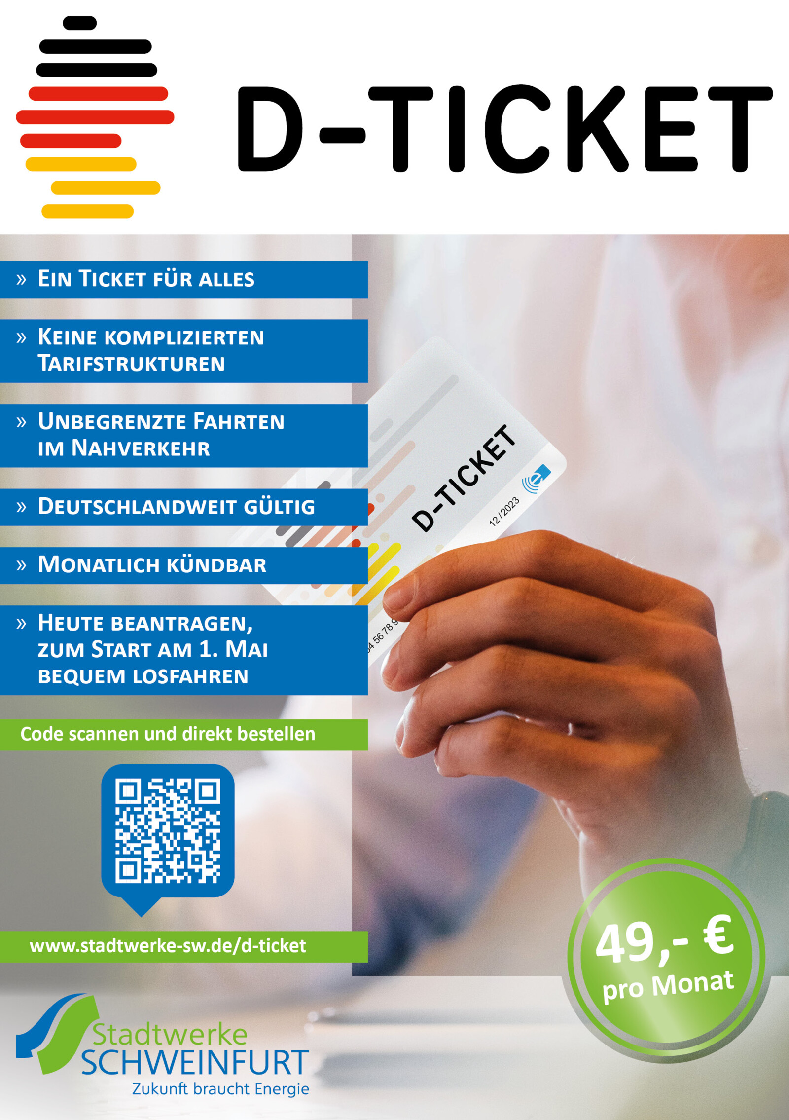 D-Ticket - Mobilität - Stadtwerke Schweinfurt